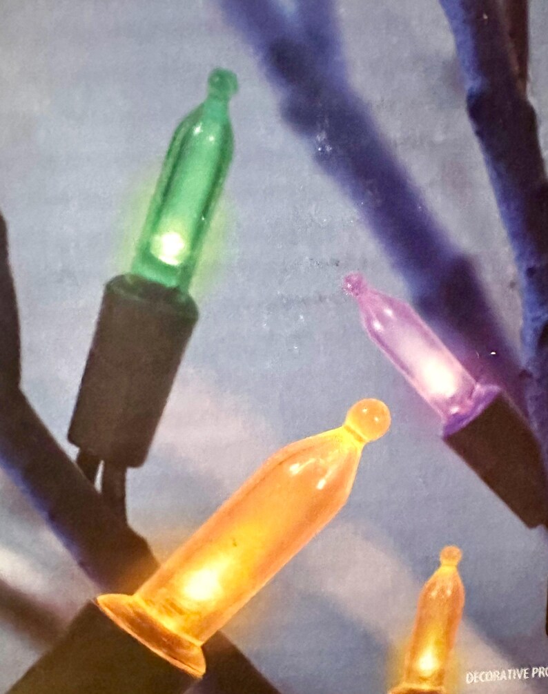 Easter LED 50 Lights Mini Purple Green Gold/orange Tree New Orleans ...