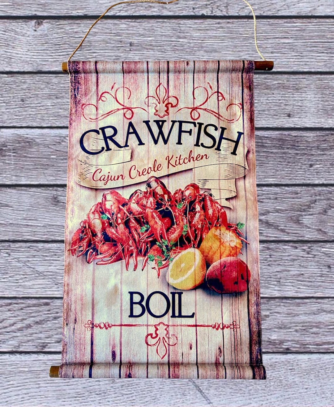 Lobster Crawfish Boil Sign Seafood Party Banner Set Yard Decor Outdoor ...