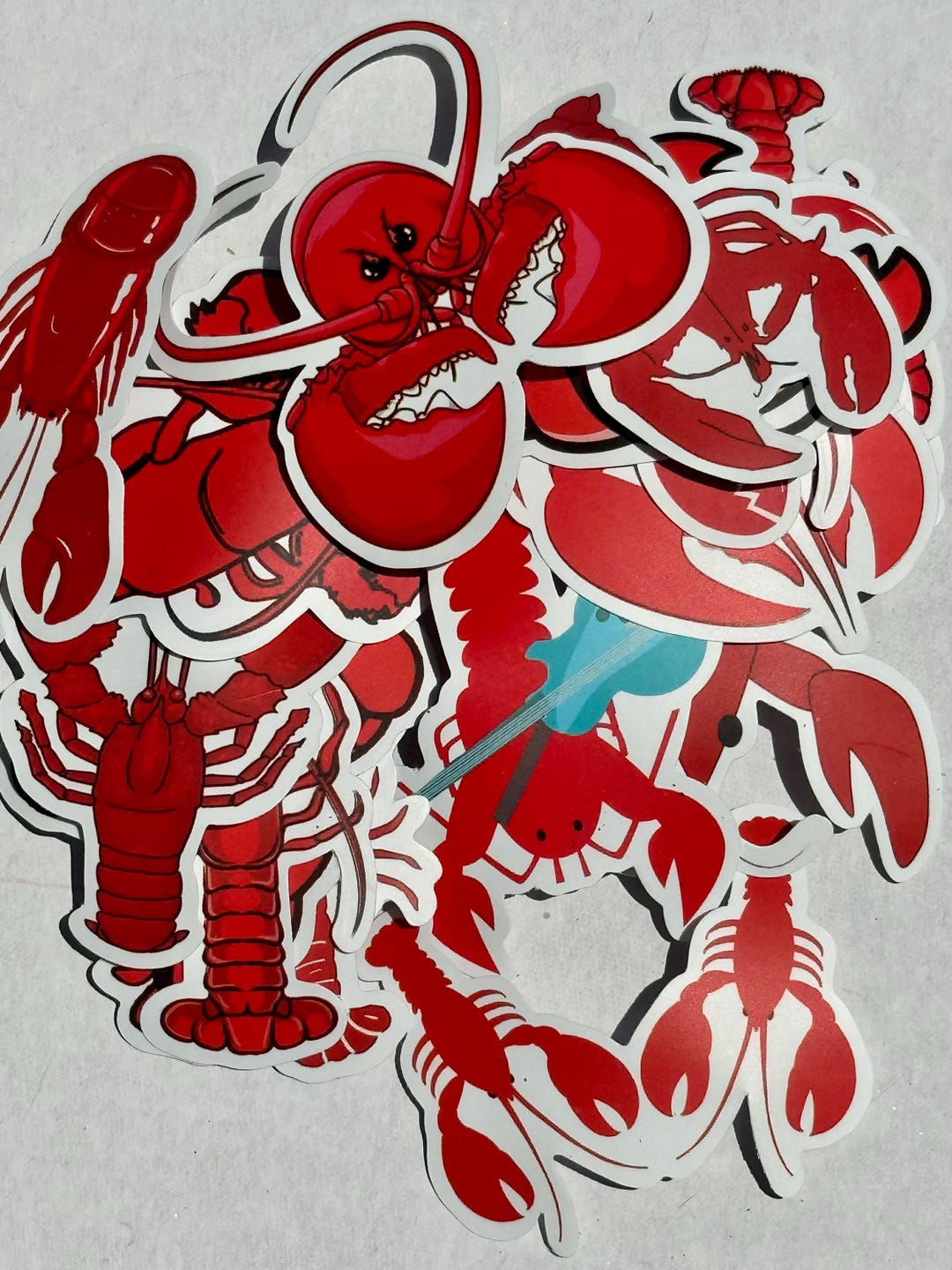 Surprise Random Crawfish Sticker Pack Selection Seafood Boil Red ...