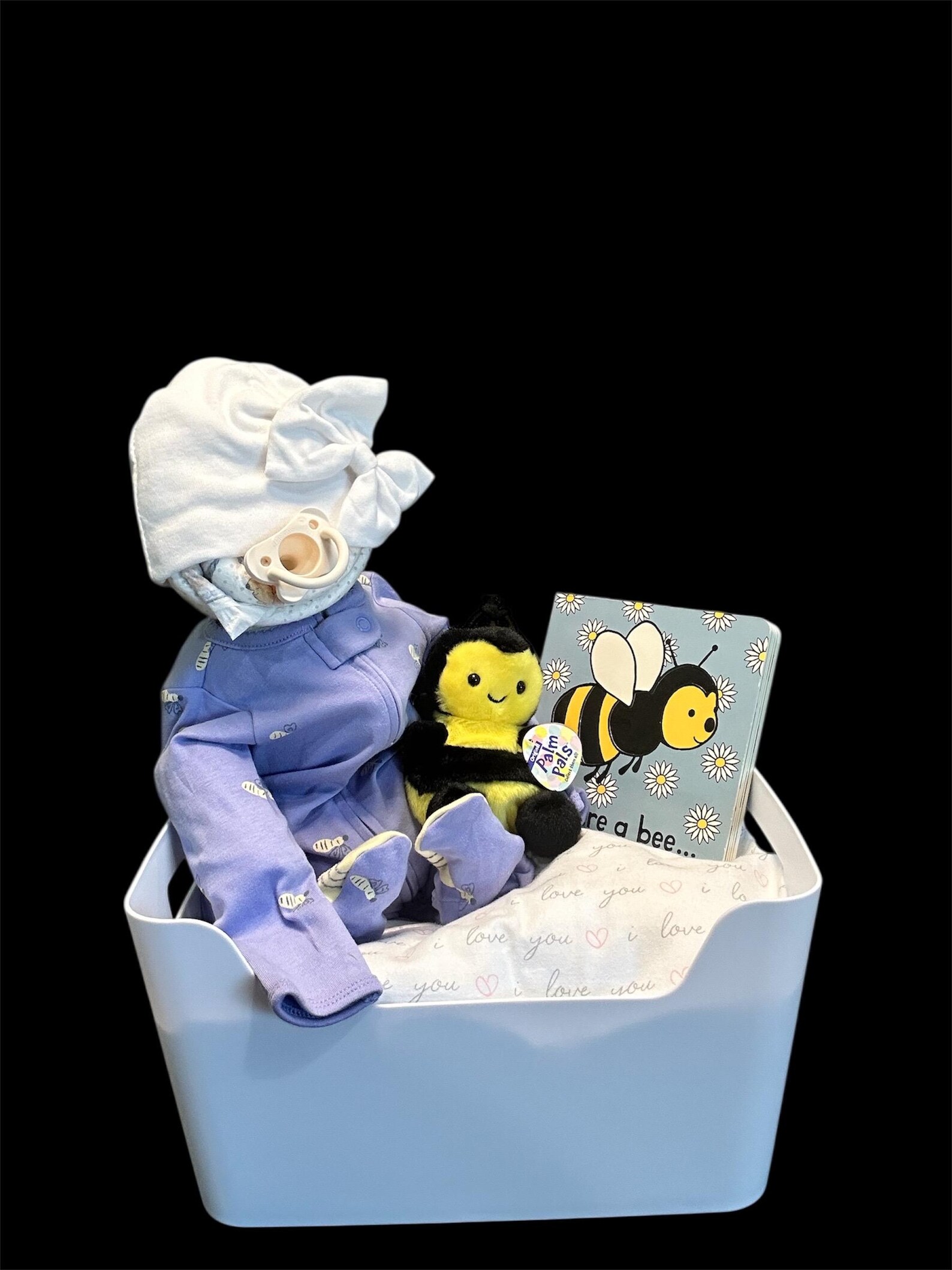 Little Bumble Bee Themed Diaper Cake Gift Basket - Etsy