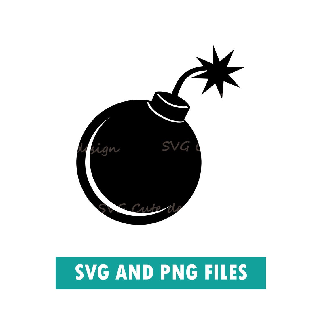 Bomb Svg Instant Download,png Ready to Cut Bomb - Etsy