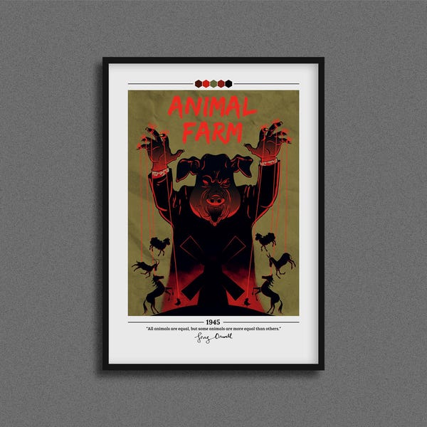 George Orwell Animal Farm Posters - Etsy