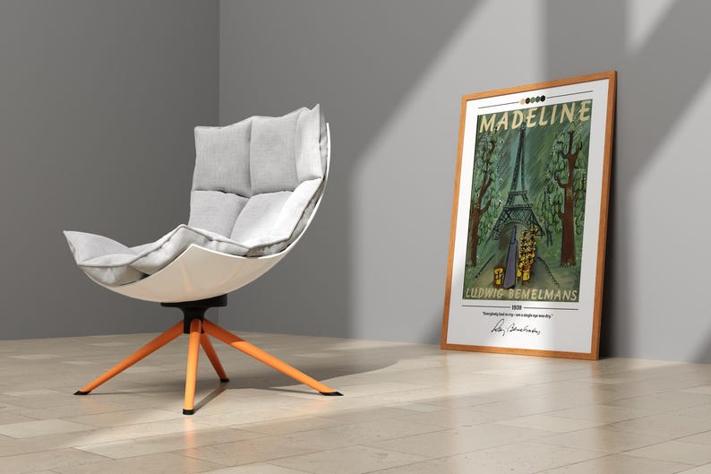 Madeline Book Cover Poster | Ludwig Bemelmans | Madeline Poster ...