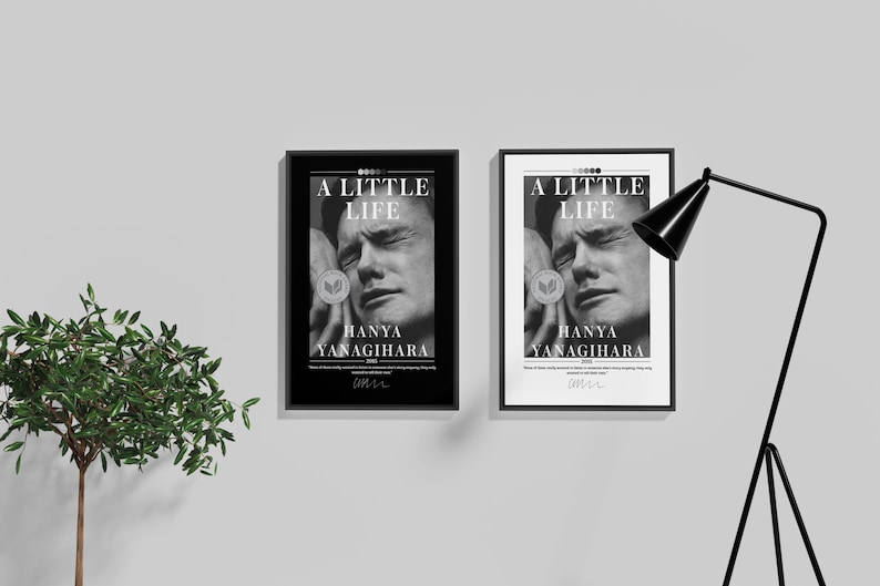A Little Life Book Cover Poster | Hanya Yanagihara | A Little Life ...