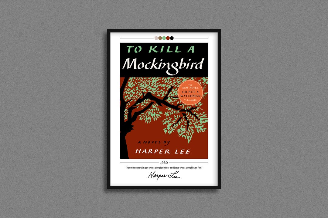 To Kill A Mockingbird Book Cover Poster | Harper Lee | to Kill A ...