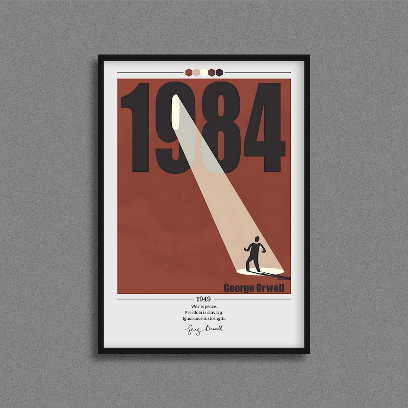 1984 George Orwell Poster - Etsy
