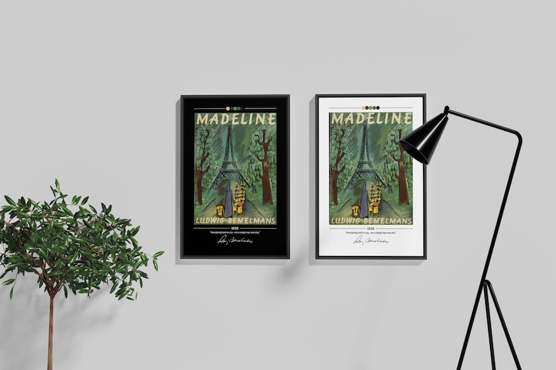 Madeline Book Cover Poster | Ludwig Bemelmans | Madeline Poster ...