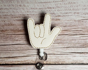 Asl Name Badge Holder - Etsy