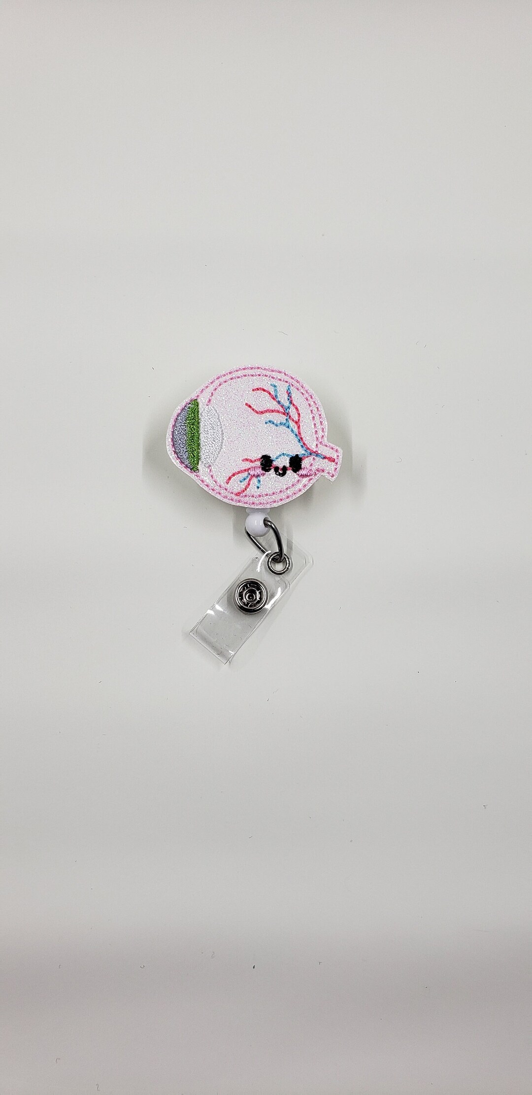 Eyeball Badge Reel, Eye Anatomy Badge Reel, Optometry Badge Reel ...