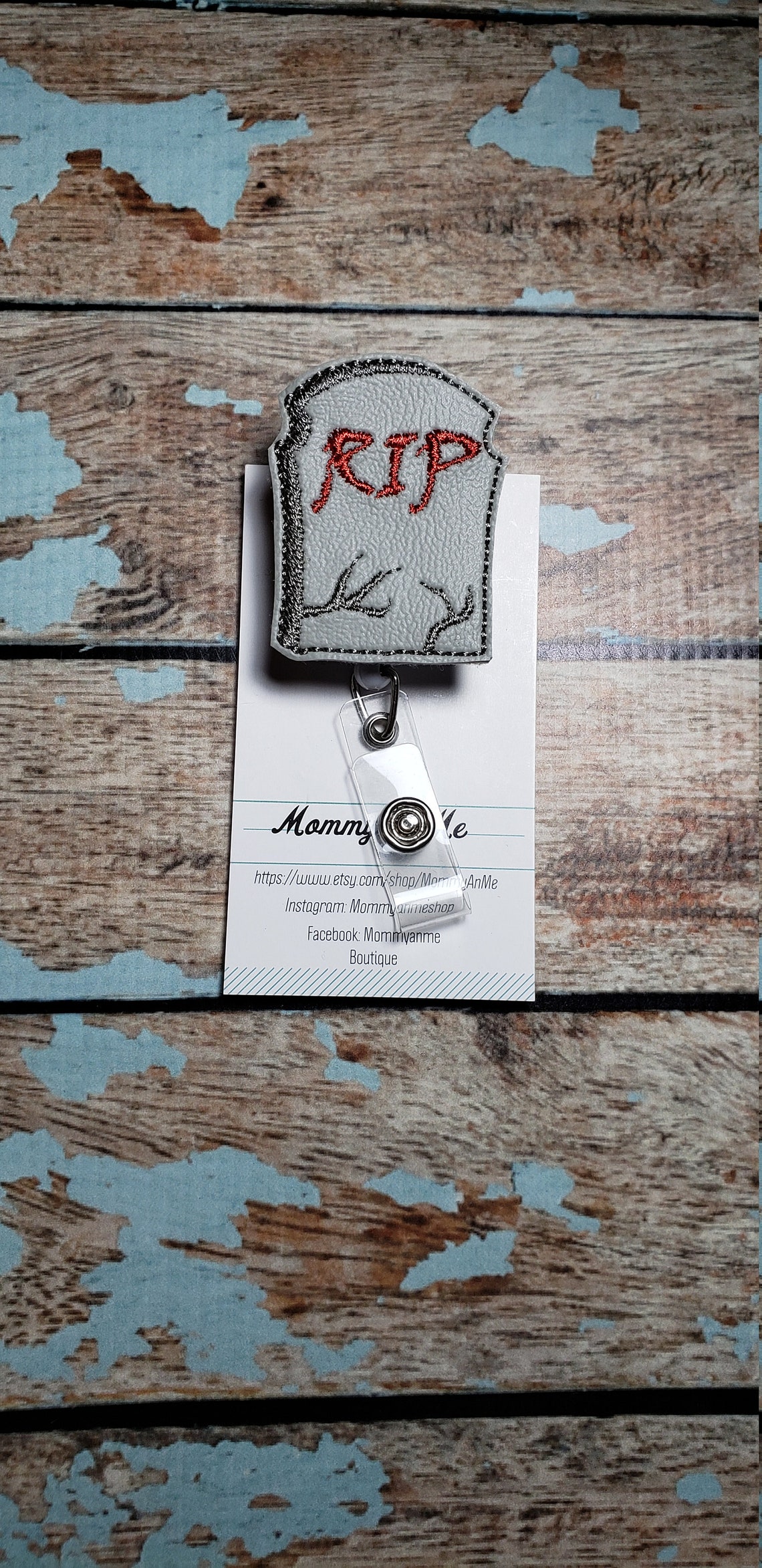 RIP Badge Reel Retractable ID Badge Holder Nurse Badge Reel - Etsy
