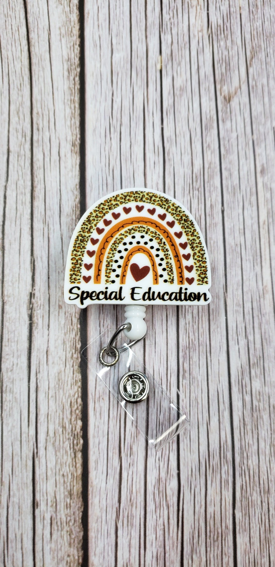 Special Education Badge Reel, SPED Badge Reel, Retractable ID Badge ...