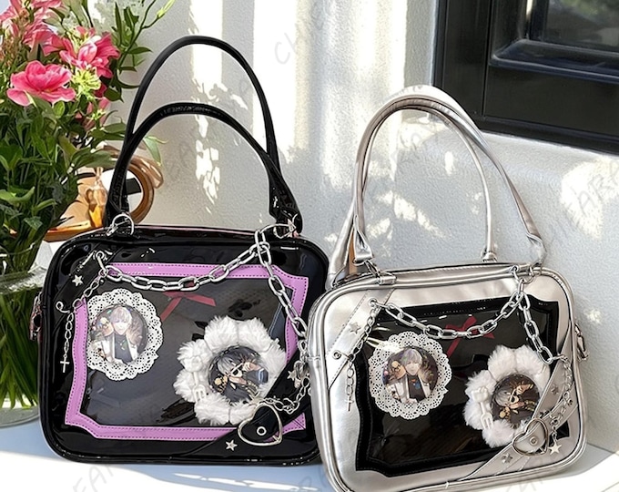 Vintage Ita Shoulder Bag, Ita Messenger Bag, Gothic Ita Shoulder Bag ...