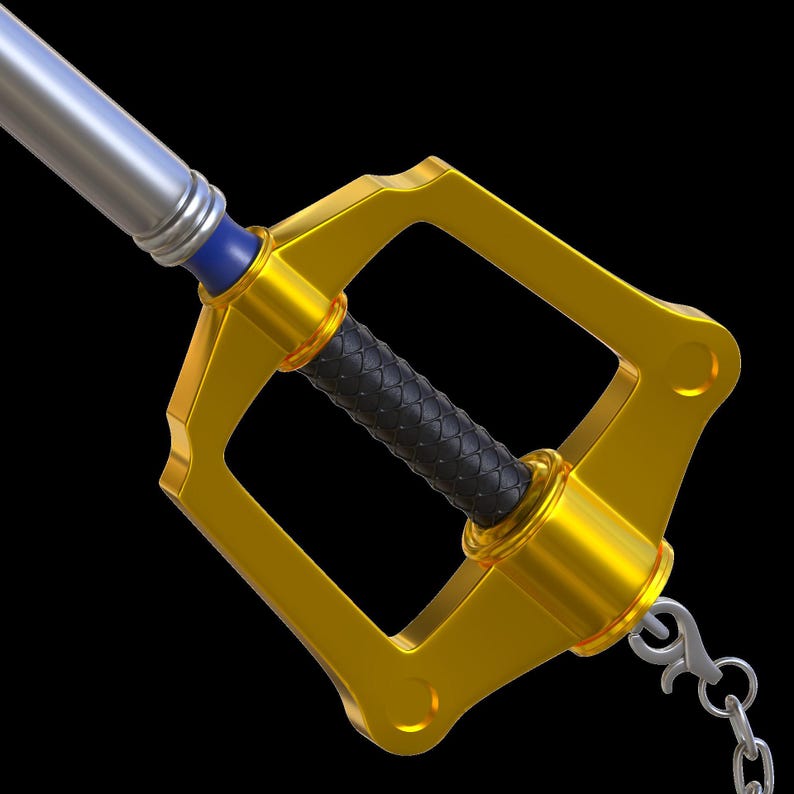 Keyblade Kingdom Hearts 3D Model, Kingdom Key Cosplay STL File, KH3 ...