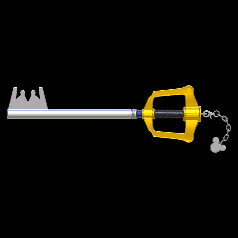 Keyblade Kingdom Hearts 3D Model, Kingdom Key Cosplay STL File, KH3 ...