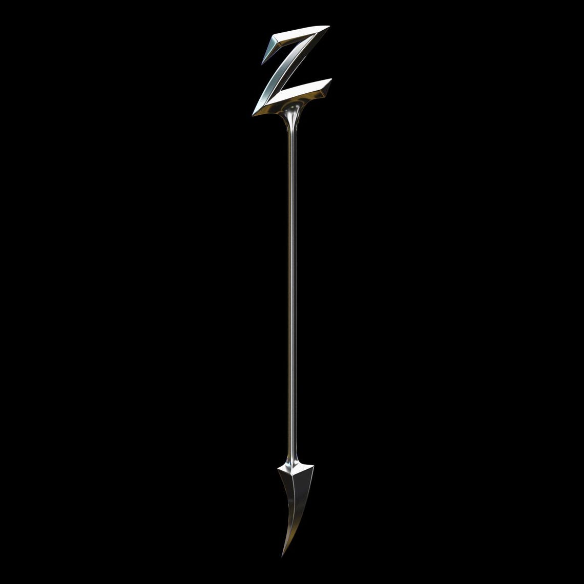 Lord Zedd Staff 3D Model, Power Rangers Cosplay STL File, Lord Zedd ...