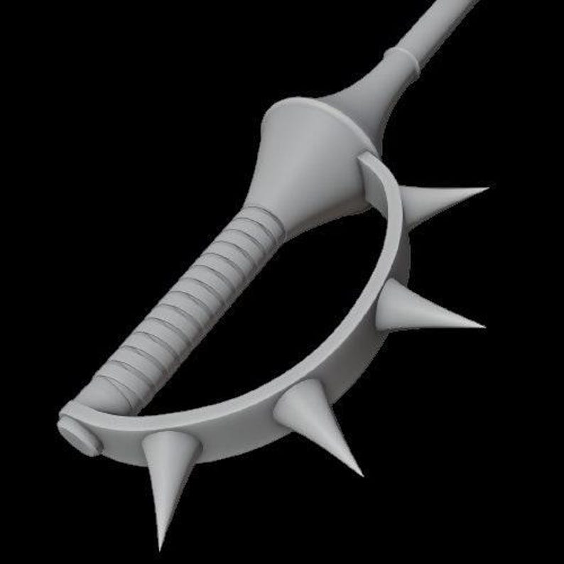 Divine Axe Rhitta 3D Model, Escanor Sacred Treasure STL File, Seven ...