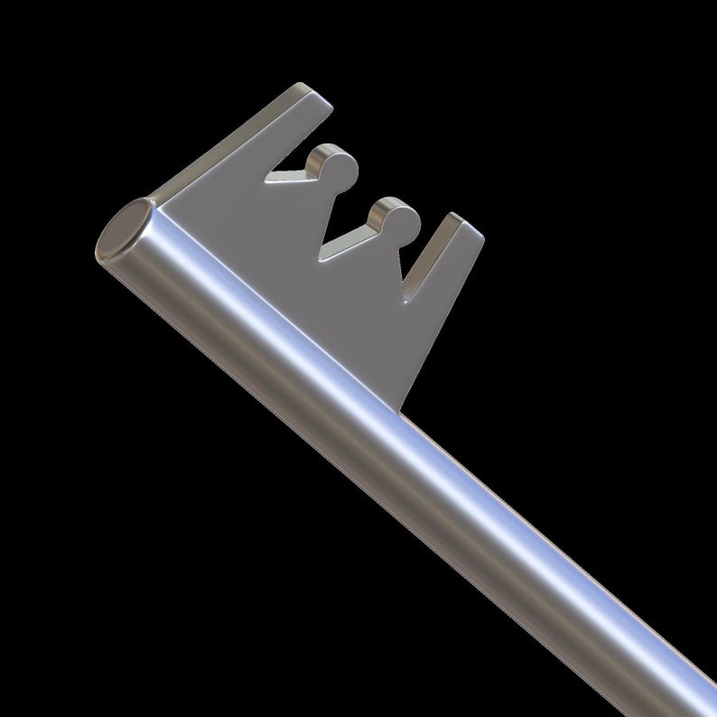 Keyblade Kingdom Hearts 3D Model, Kingdom Key Cosplay STL File, KH3 ...