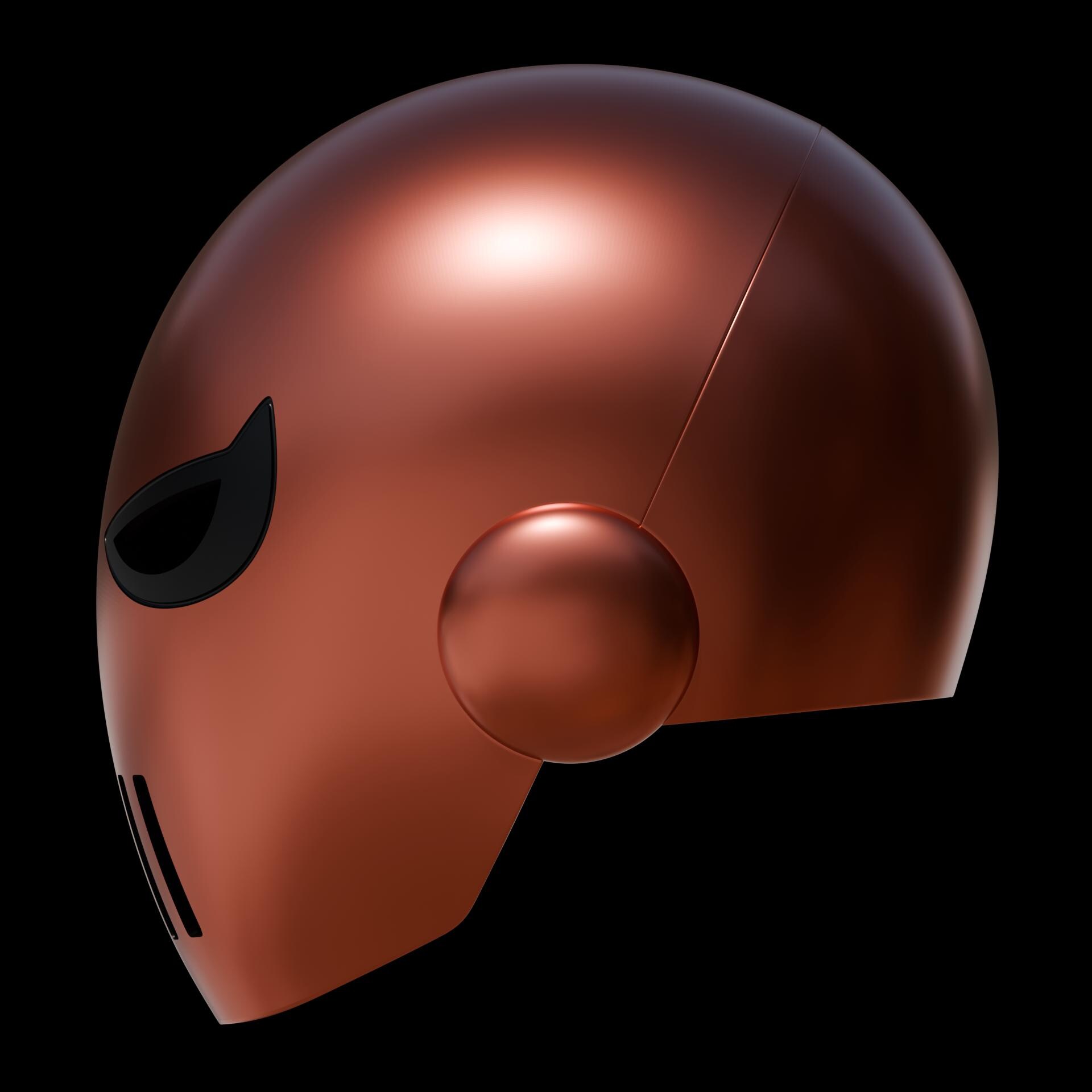 Slade Teen Titans Helmet 3D Model, Deathstroke Slade Wilson Cosplay STL ...