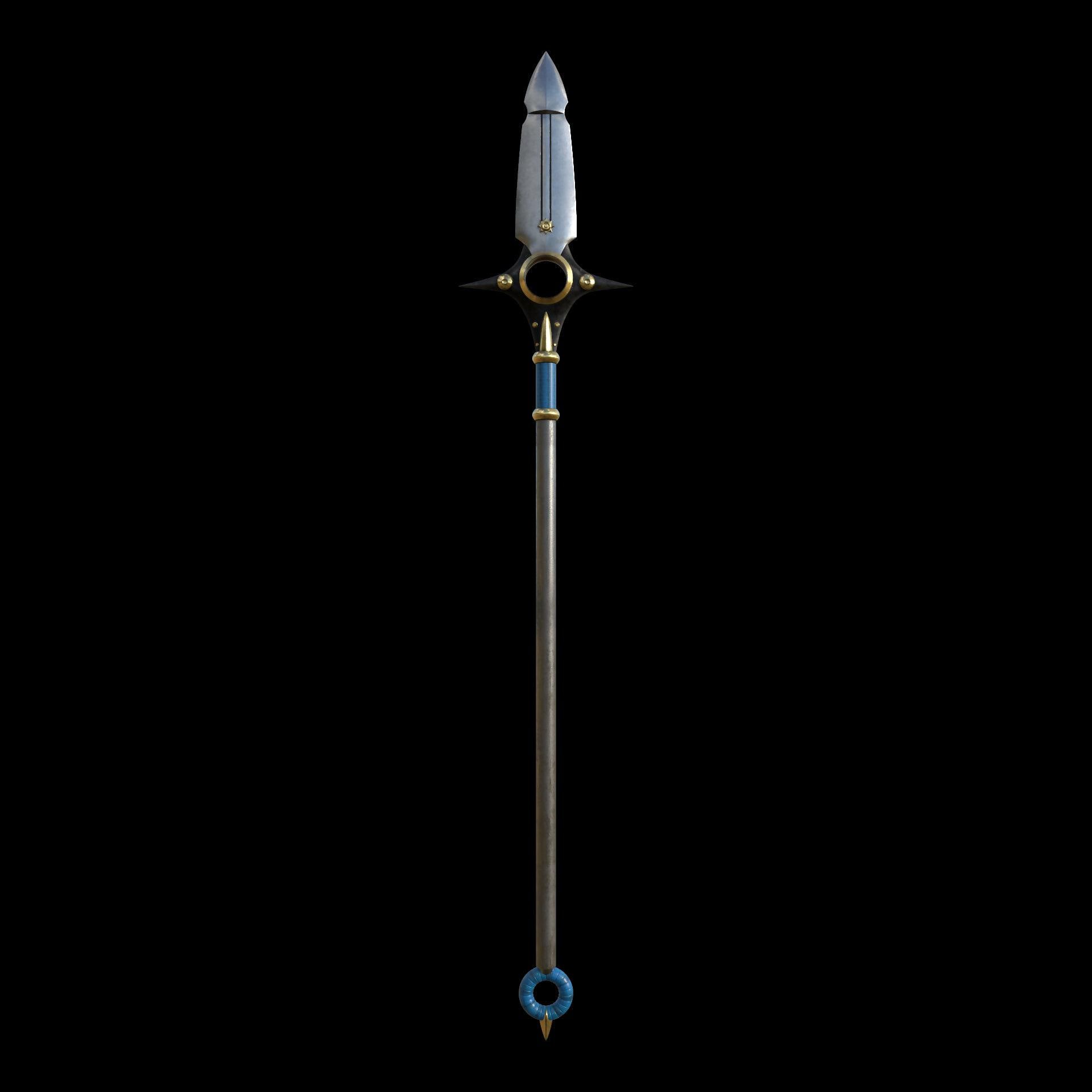 Spirit Spear Chastiefol 3D Model, King Sacred Treasure STL File, Seven ...