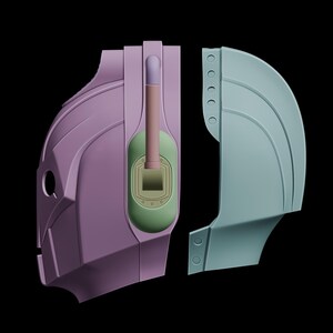 Cyberman Helmet 3D Model, Doctor Who Cosplay STL File, Cybermen Costume ...