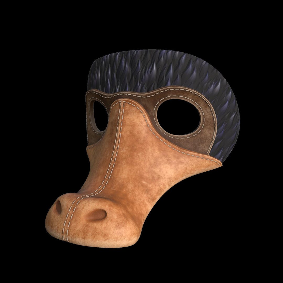 Niffler Mask 3D Model, Hogwarts Legacy Harry Potter STL File, Fantastic ...