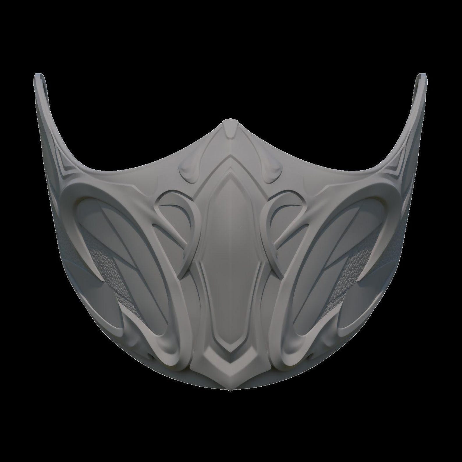 Sub-zero Mask 3D Model, Mortal Kombat 1 Cosplay STL File, MK1 Sub Zero ...