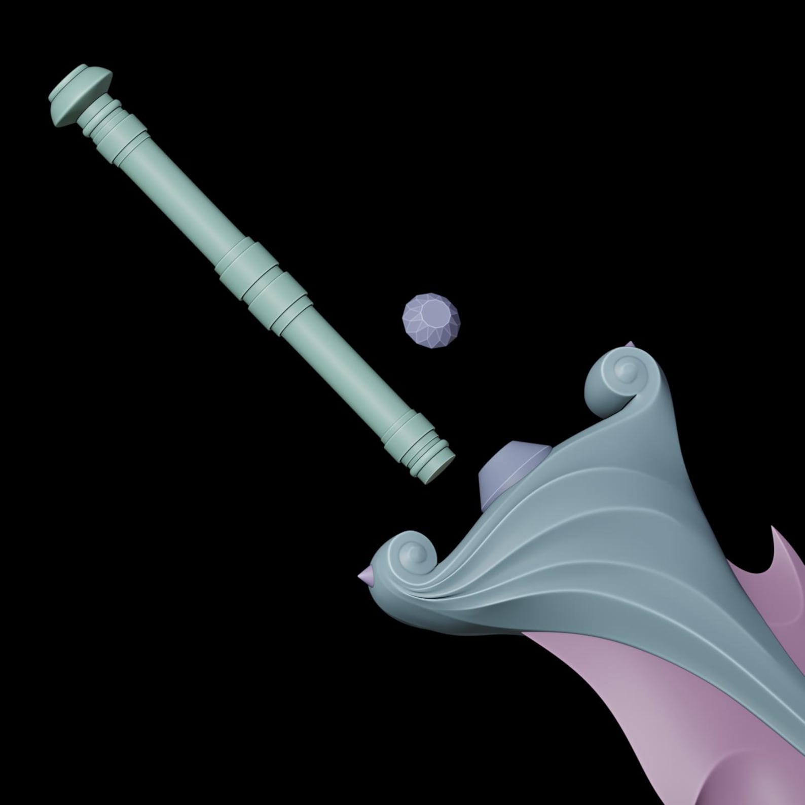 Dalinar Shardblade 3D Model, Oathbringer Cosplay STL File, Stormlight ...