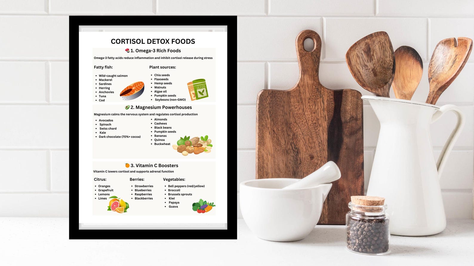 Cortisol Detox Diet Food List | Foods to Lower Cortisol Naturally ...