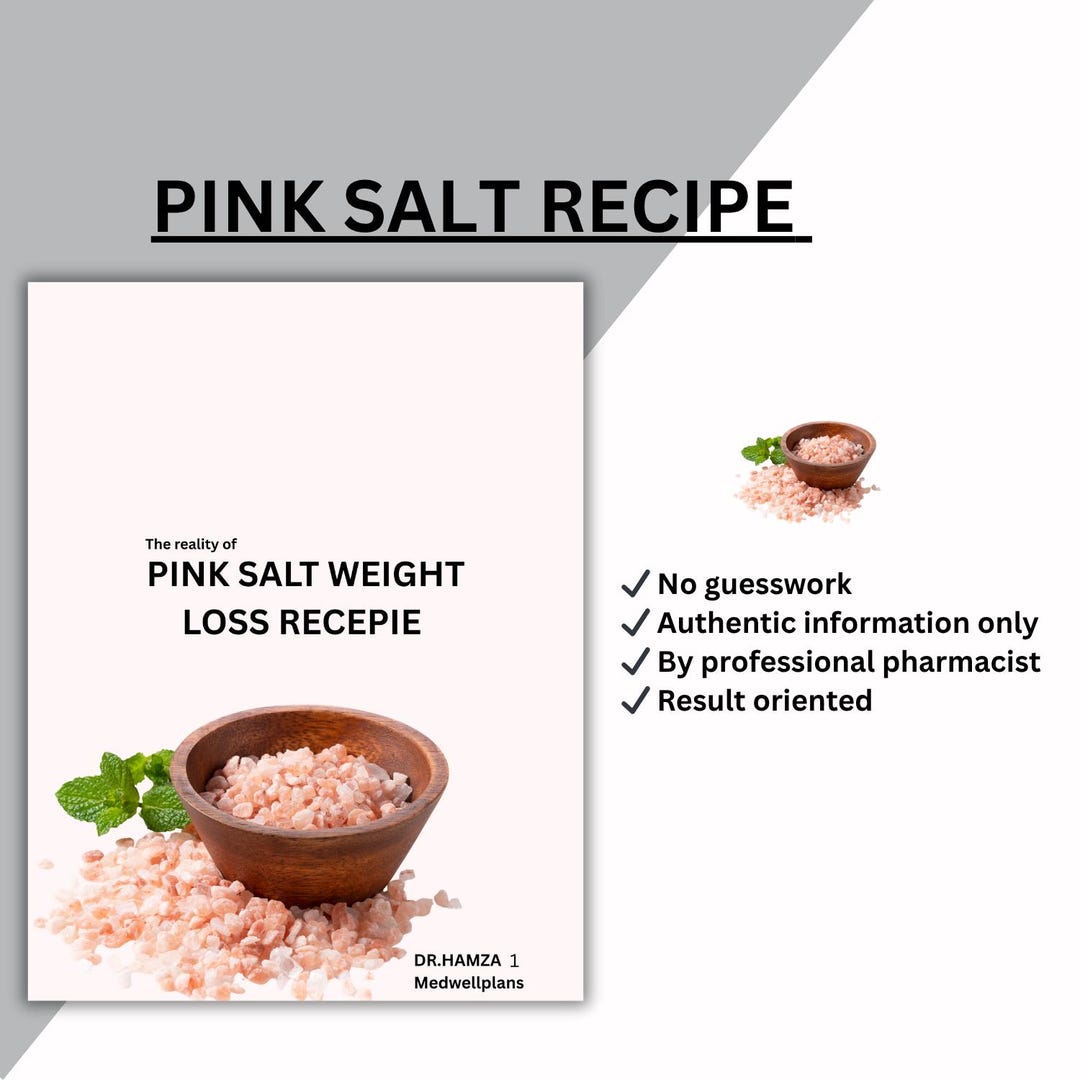 Pink Salt Weight Loss Recipe | Myth Debunked by Pharmacist | Digital ...