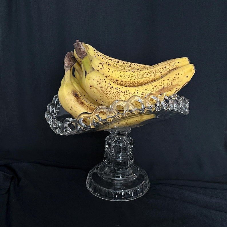 Antique EAPG Lace Edge Glass Banana Boat Fruit Bowl 1890s 11 1/8" - Etsy