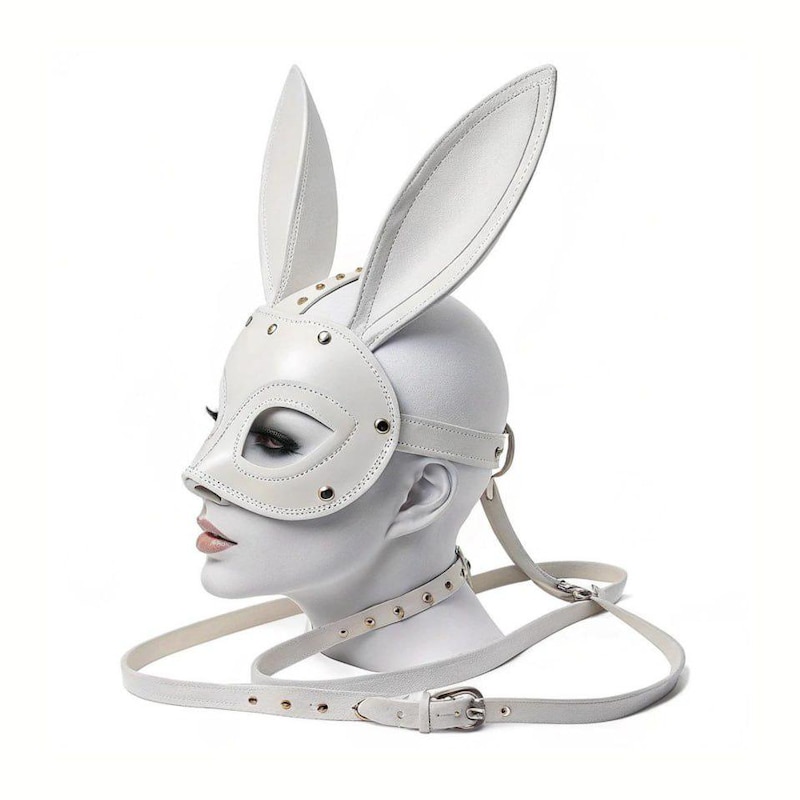 White Rabbit Mask - Etsy