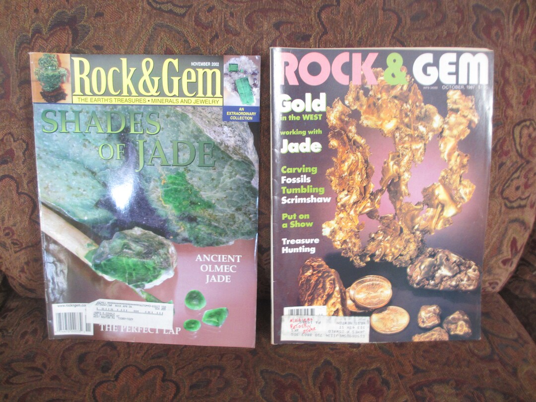 Vintage Rock & Gem Mag/ Qty 2/oct 87/nov 02 / Crafting/ Gem and Mineral ...
