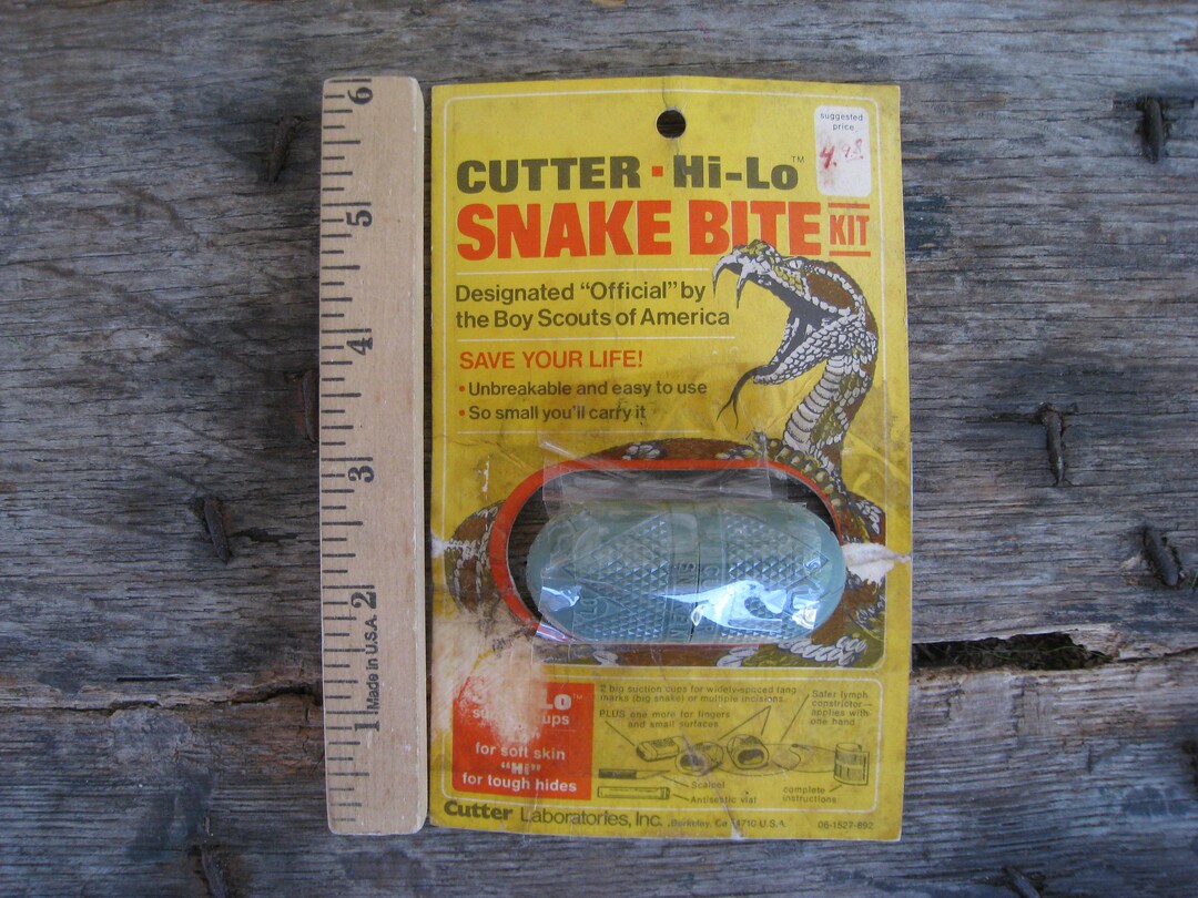 Vintage/ Old Time Cutter Snake Bite Kit, New - Etsy