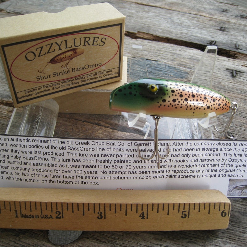 Wooden Fishing Lure - Etsy