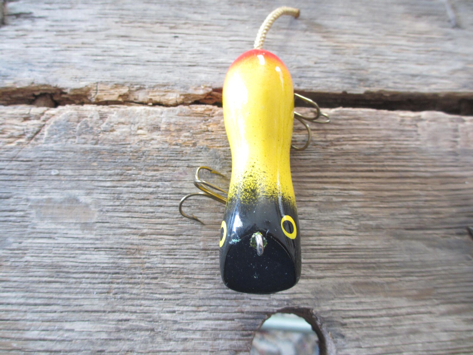 Vintage Fishing Lures/ Folk Art Mouse Lure/ Unknown Maker. GAT? Doc's ...