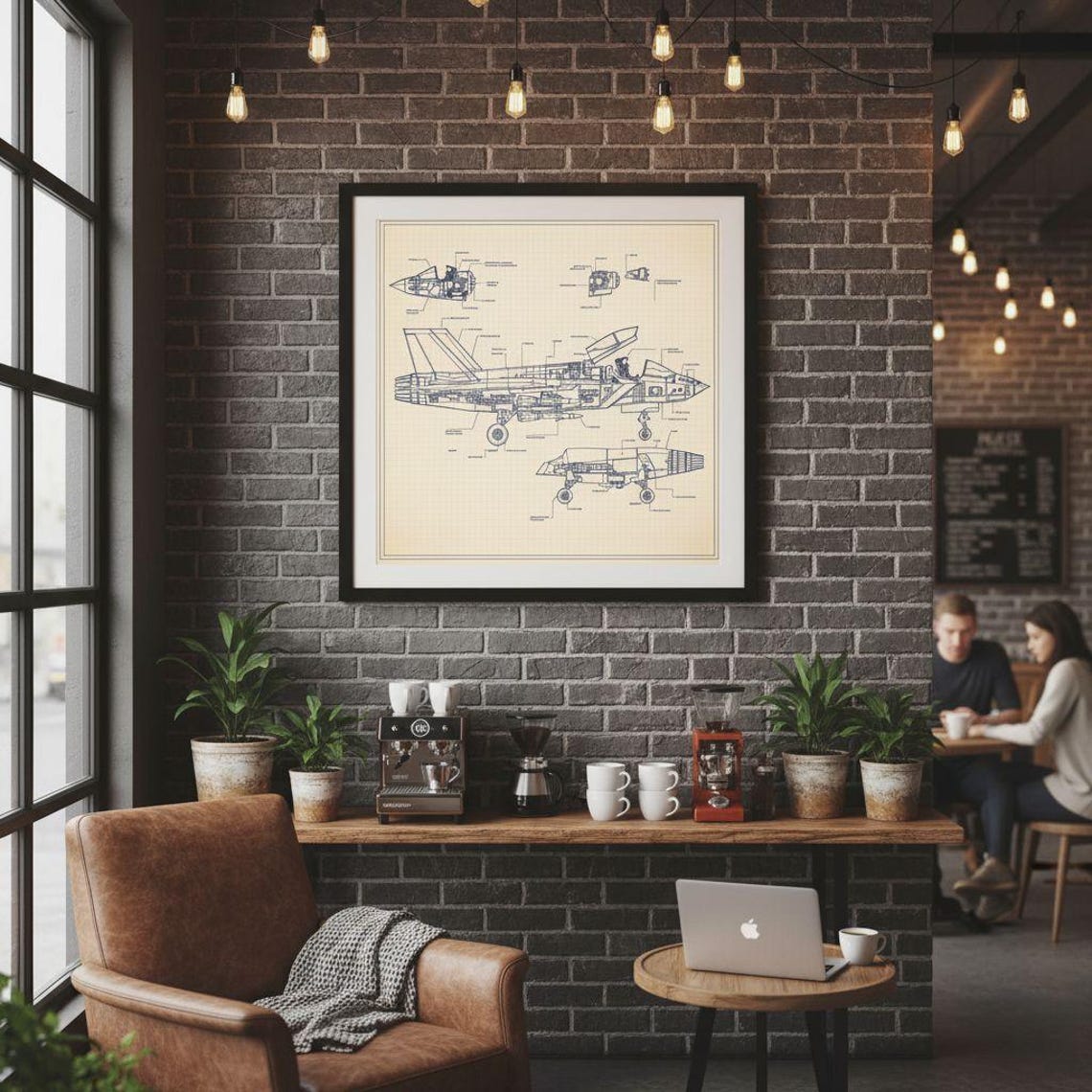 Fighter Jet Print - Etsy