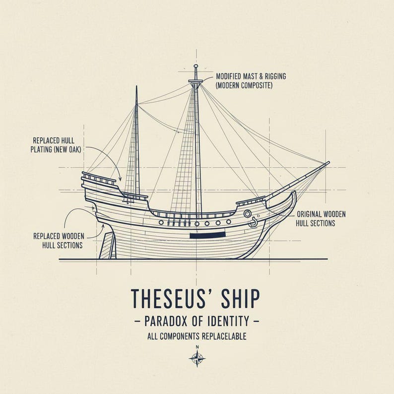Ship of Theseus Print - Etsy