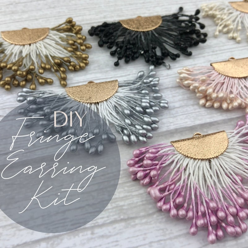 Unique Diy Earring Kit - Etsy