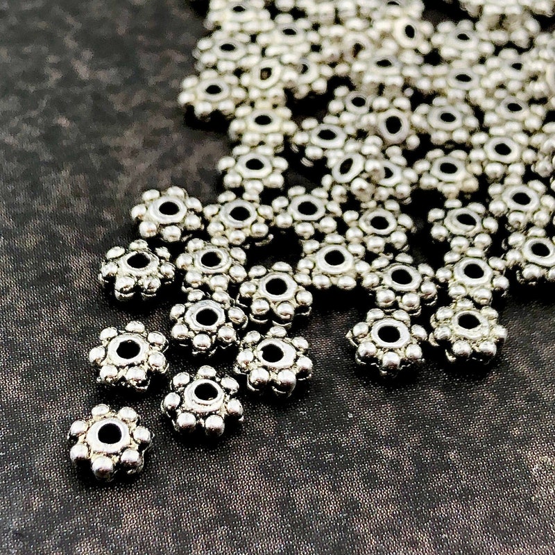 Antique Silver Beads - Etsy