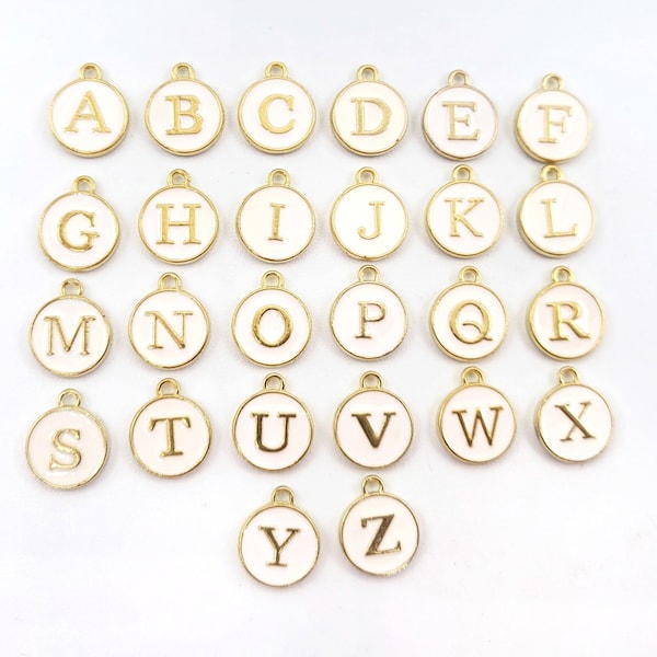 Alphabet Charms - Etsy