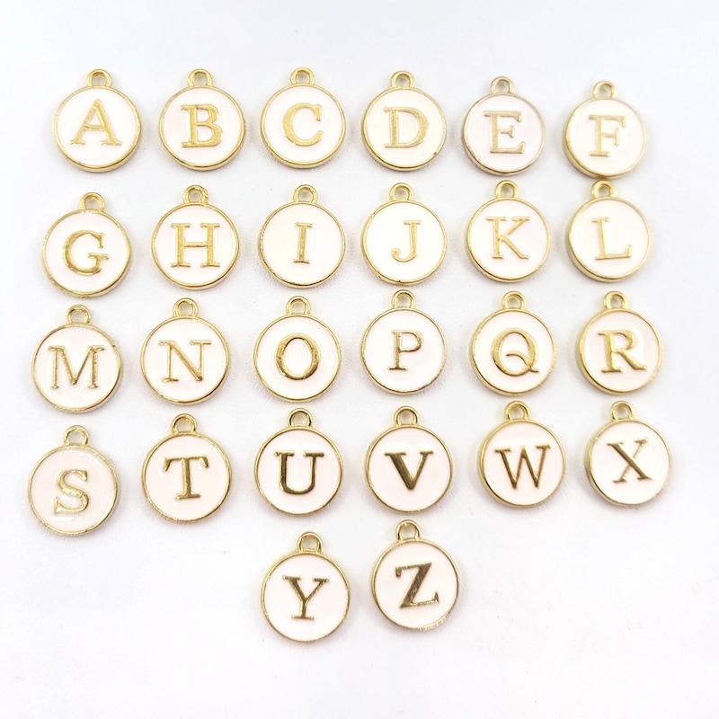 Alphabet Charms - Etsy