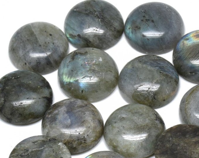 10pcs Wholesale Natural Labradorite Cabochons Spectrolite 6mm 8mm 10mm ...