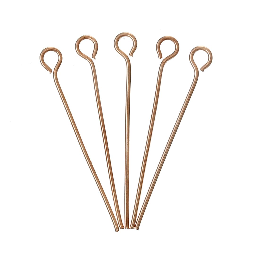 Rose Gold Eye Pins: 300pcs DIY Jewelry Making Supplies - Etsy