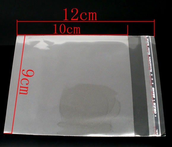 200pcs Wholesale Self-seal Bags Rectangle Clear 12cm X 9cm - Etsy