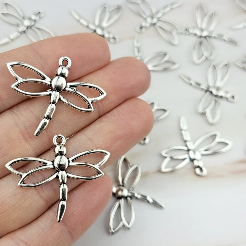 Dragonfly Charms - Etsy