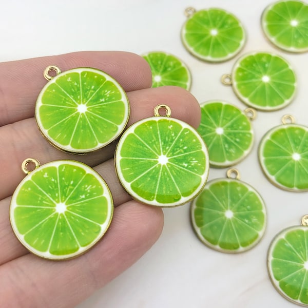 Lime Green Pendant - Etsy