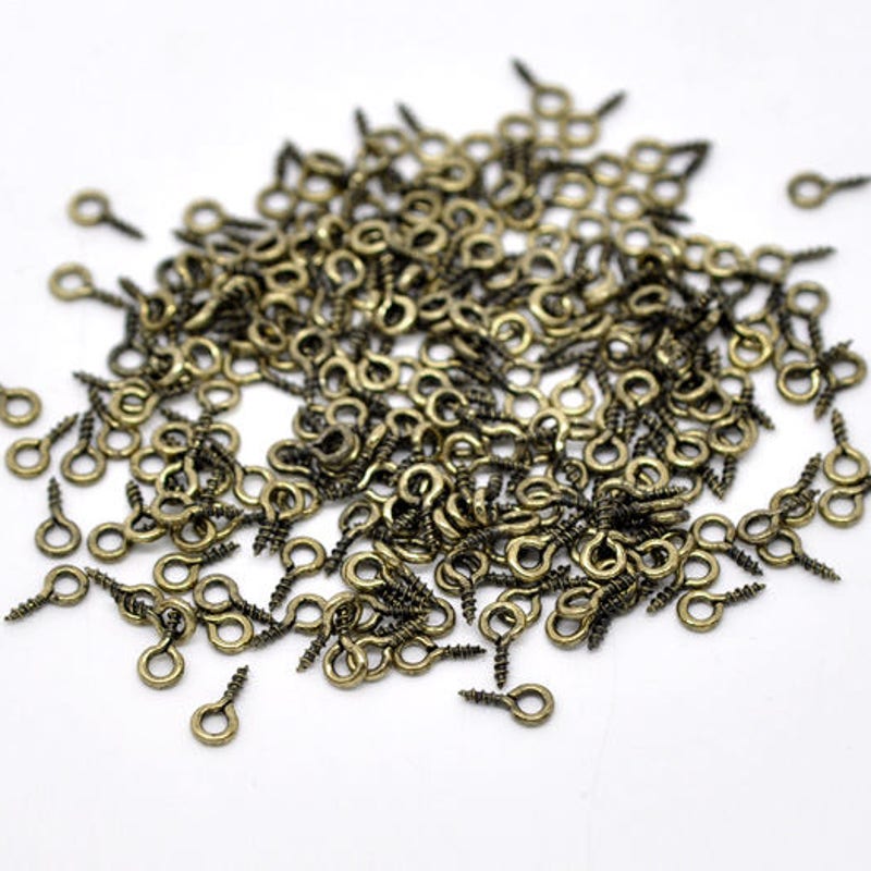 Tiny Eye Screws - Etsy