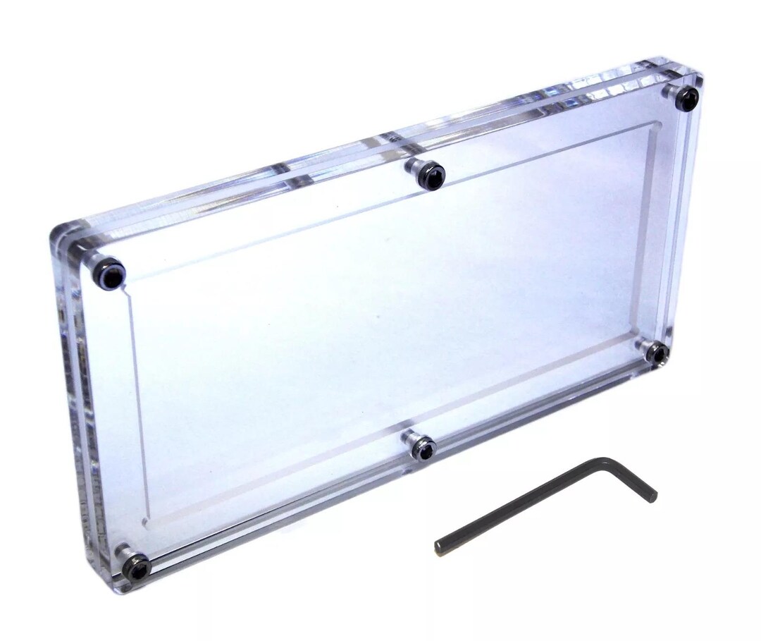 Acrylic Single Bank Note Frame Plastic Money Holder Currency Display ...