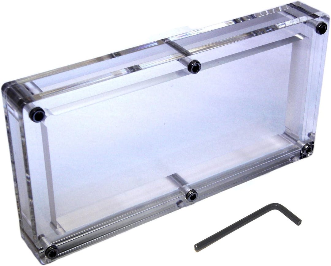 Acrylic 100 Pack Bank Note BEP Currency Display Dollar Case Frame Money ...