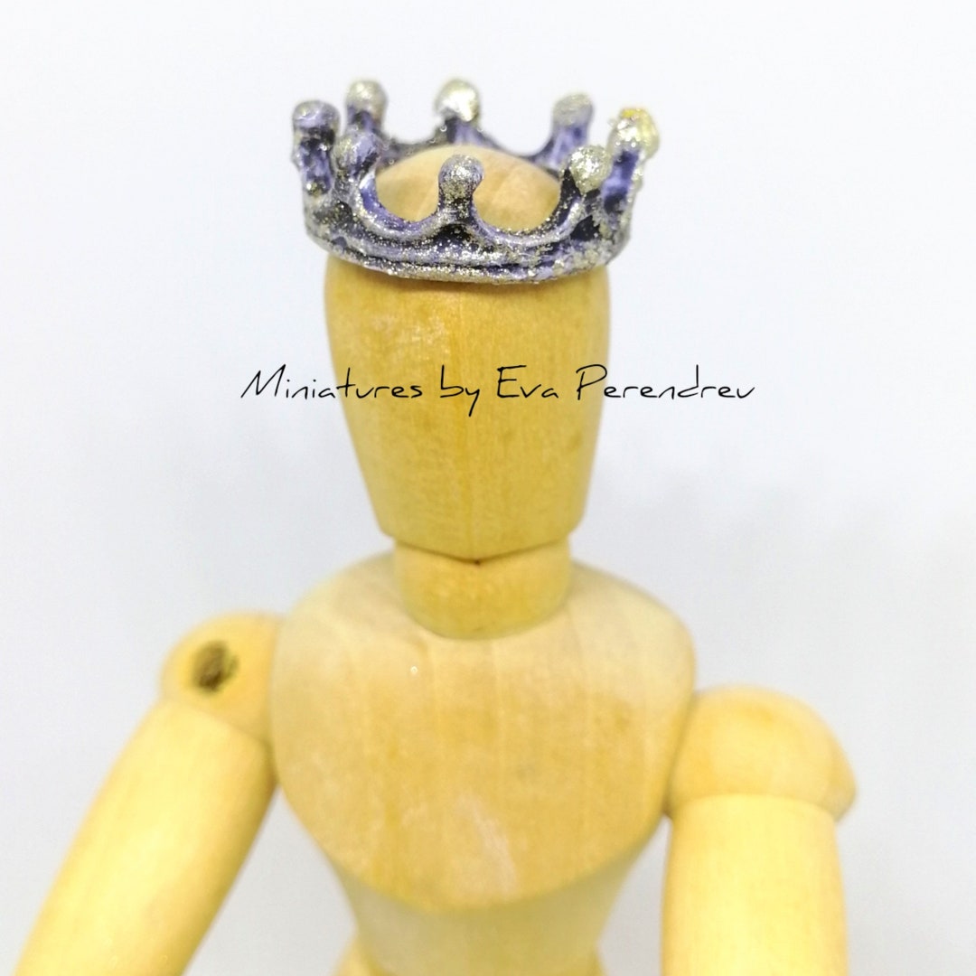 Miniature Crown, Dollhouse, 1 Inch, 1/12 Scale - Etsy